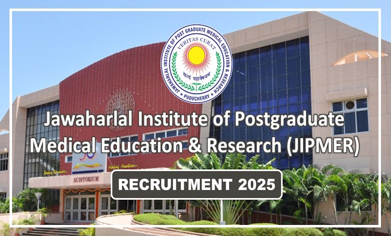 JIPMER Recruitment 2025 – Apply Online for 100 Senior Resident Posts ...